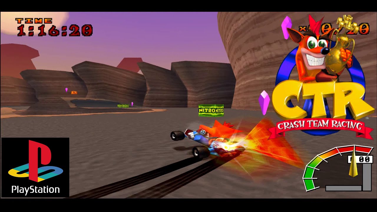 NEW: CTR: Crash Team Racing (PlayStation) 101% Walkthrough 4K - Part 7 ...
