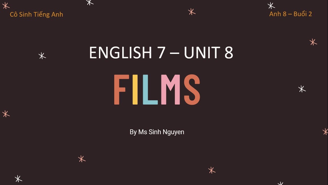 ENGLISH 7 - UNIT 8: FILMS - YouTube