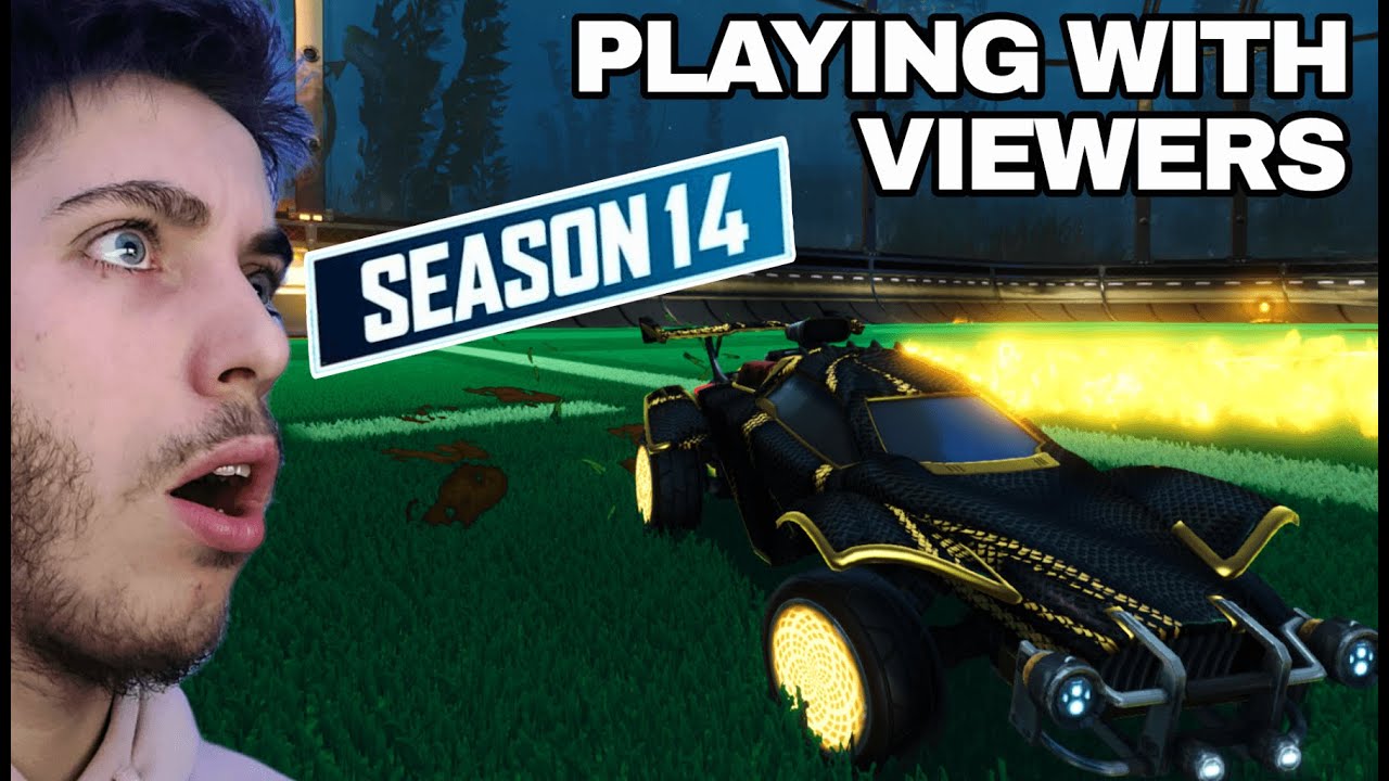 🔴 LIVE - ROCKET LEAGUE SEASON 14 | PLAYING WITH VIEWERS | ROCKET LEAGUE ...