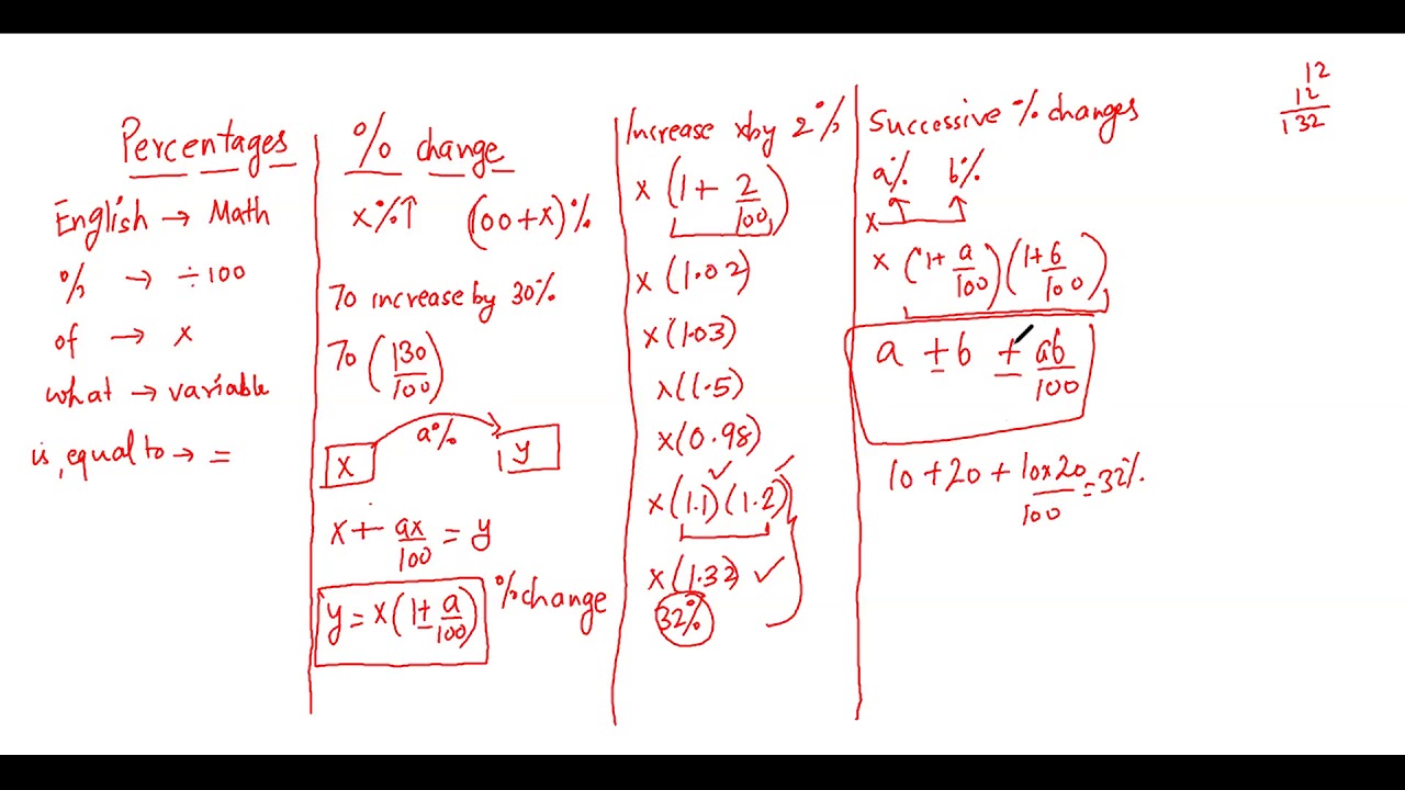 GMAT Live Math Class 4 - YouTube