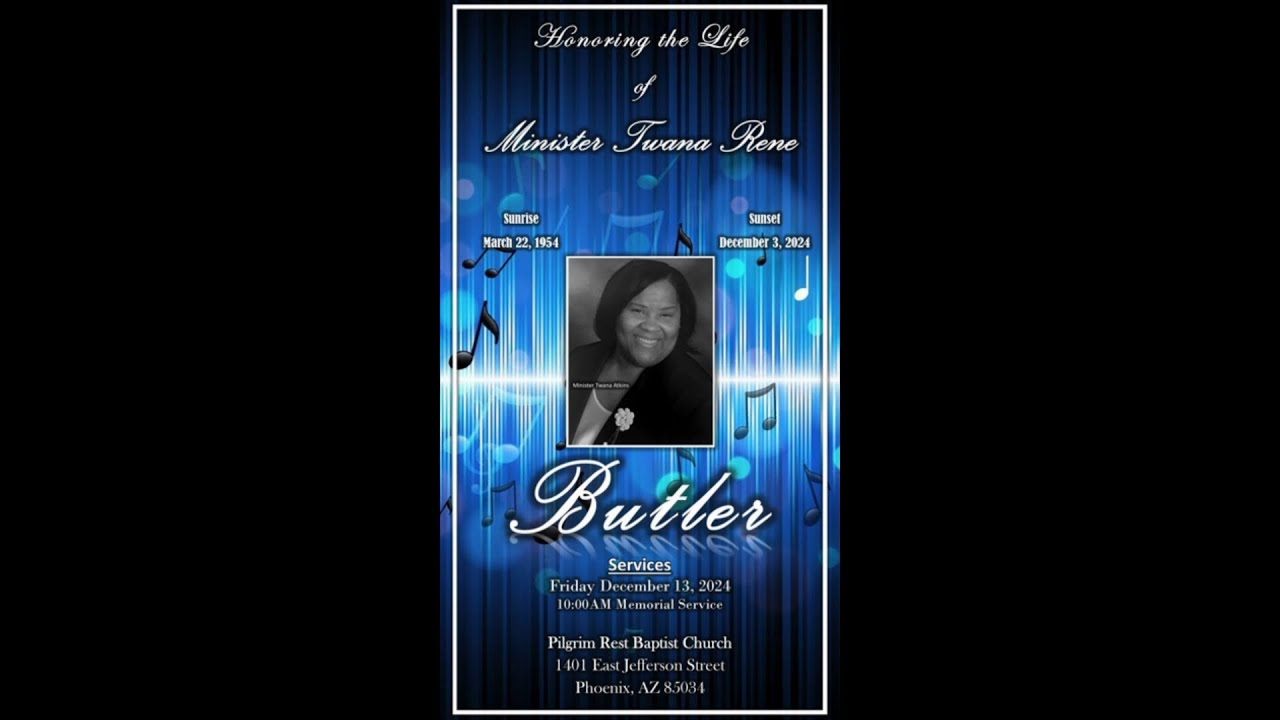 Honoring the Life of Minister Twana Rene Butler - YouTube