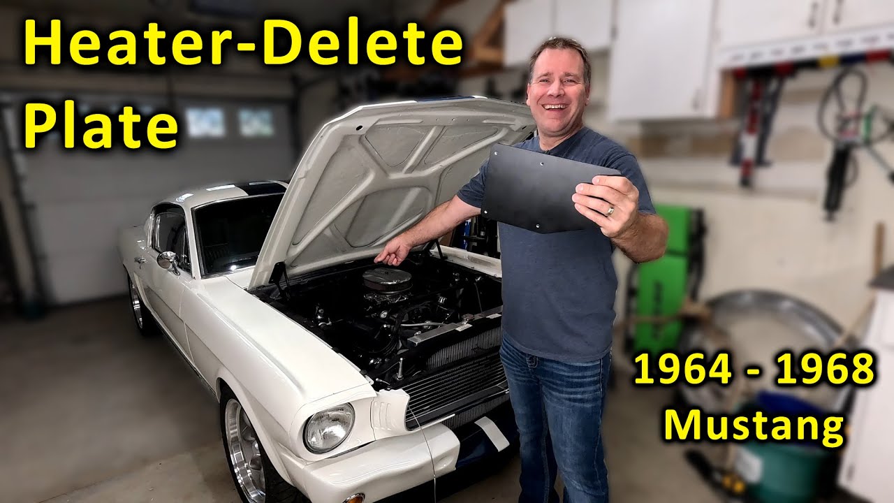 Heater Block-off Plate for Classic Mustang - YouTube