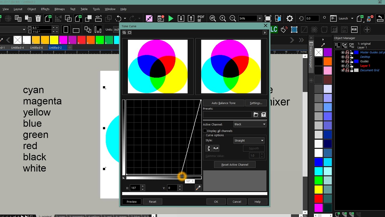 Simulated Process Color Separations in Corel - Method Revealed! - YouTube