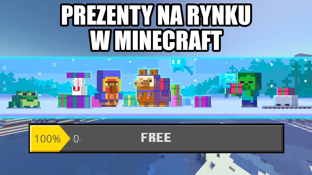 PREZENTY NA RYNKU W MINECRAFT! PRZEDMIOTY ZA DARMO! - YouTube