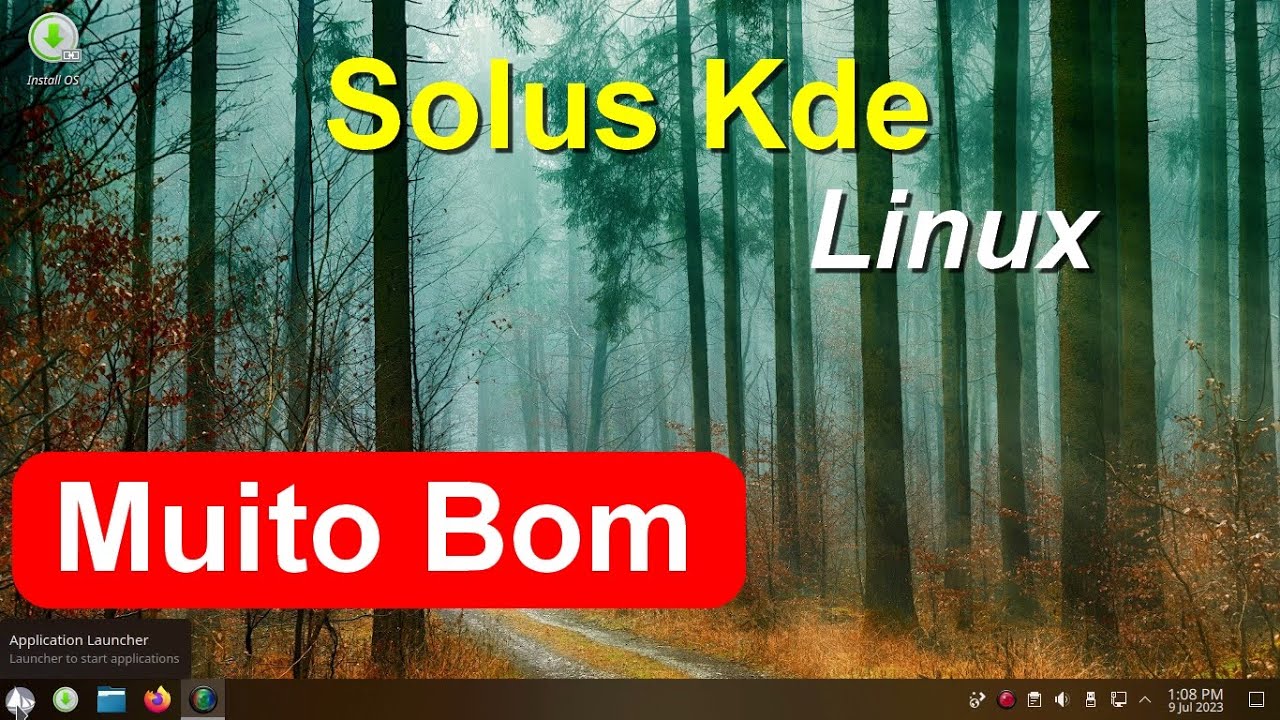 Solus 4.4 Kde Linux independente. Distro Estável, Leve e Rápida. Instale Hoje e Atualize Sempre ...