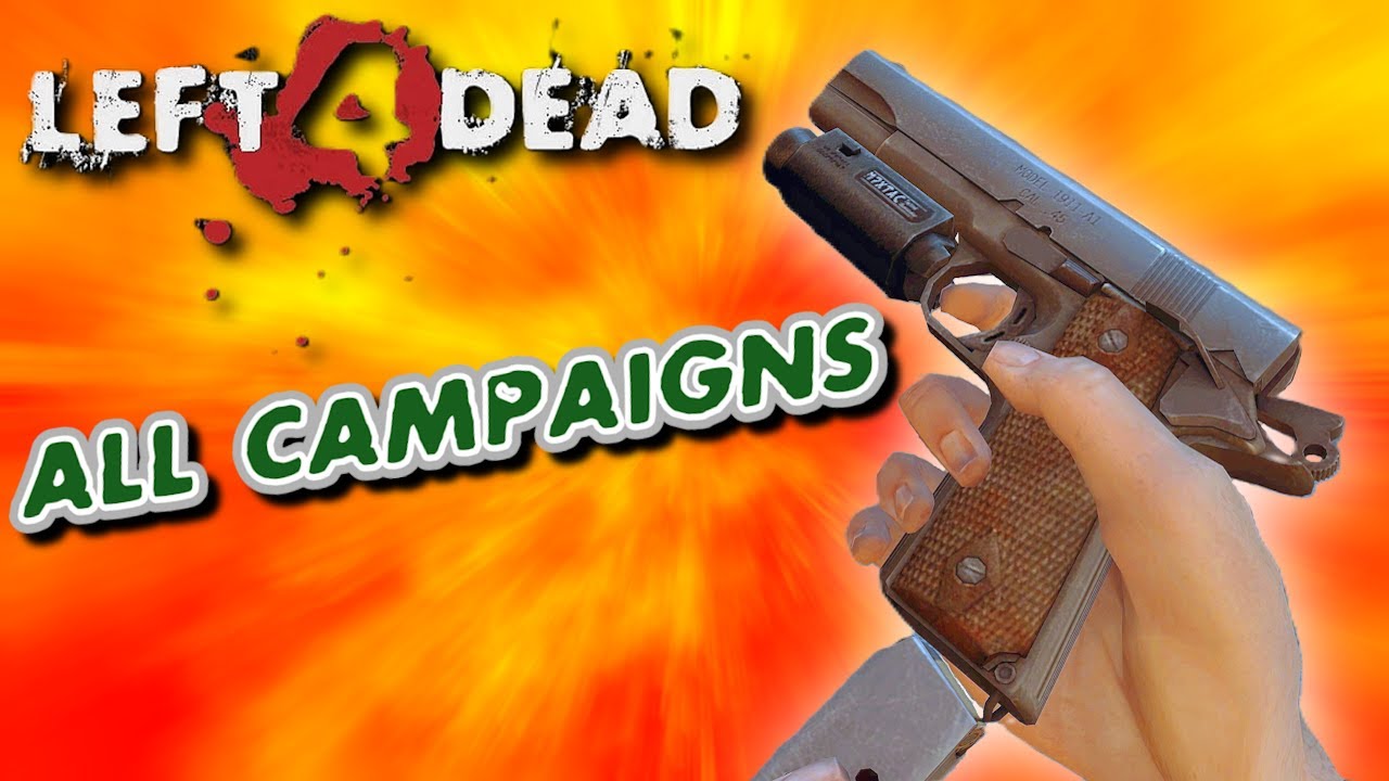 Left 4 Dead - Pistol Only, Solo (Expert) - YouTube