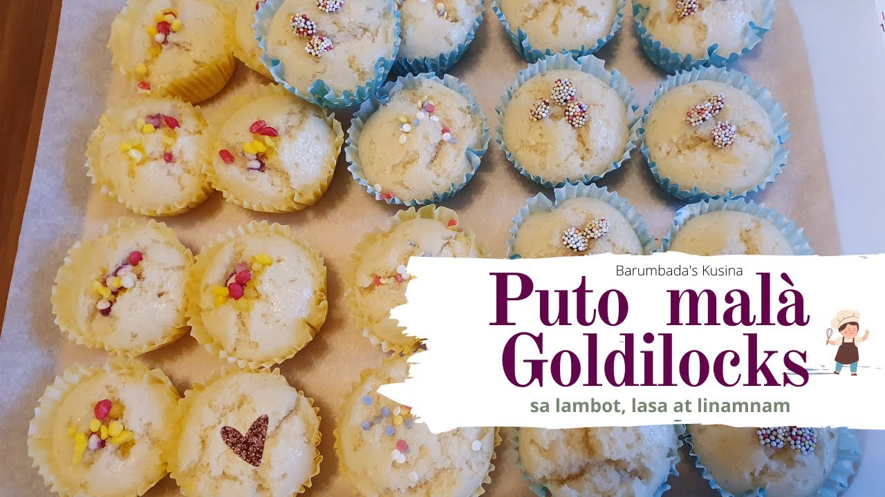 home made puto mala goldilocks | soft fluffy 👍 | easy to do at home ...