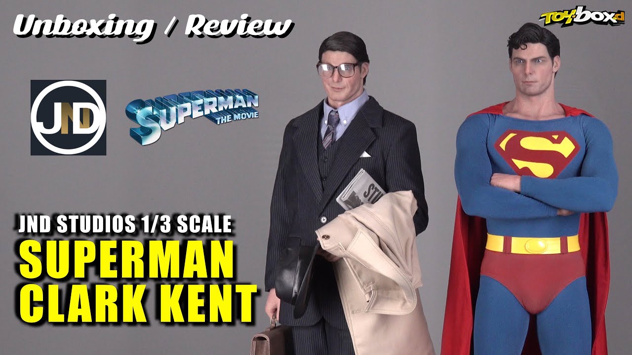 JND STUDIOS SUPERMAN / CLARK KENT - Statues 1/3 scale Unboxing & Review ...