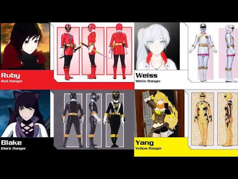 Team RWBY and Qrow power ranger classic theme song for 1 minute ...