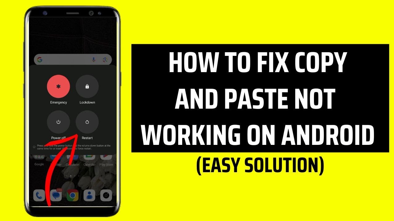 How To Fix Copy And Paste Not Working On Android - YouTube