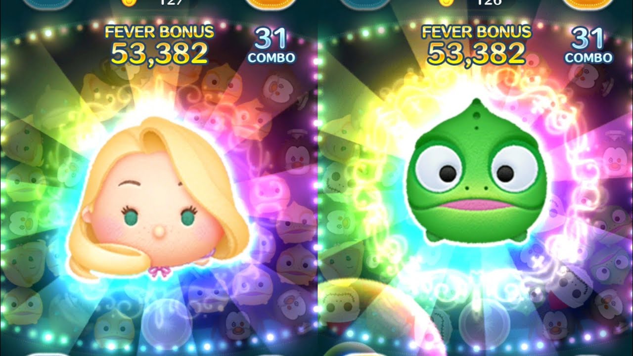 「ツムツム x Disney Tsum Tsum 」12月新Tsum Tsum~~ラプンツェル＆パスカル Rapunzel&Pascal 樂佩 ...
