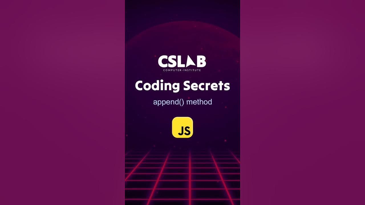 append() in JavaScript #coding #frontenddevelopment #javascript - YouTube