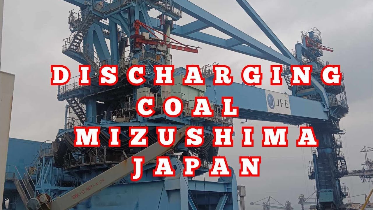 DISCHARGING COAL at MIZUSHIMA JAPAN - YouTube