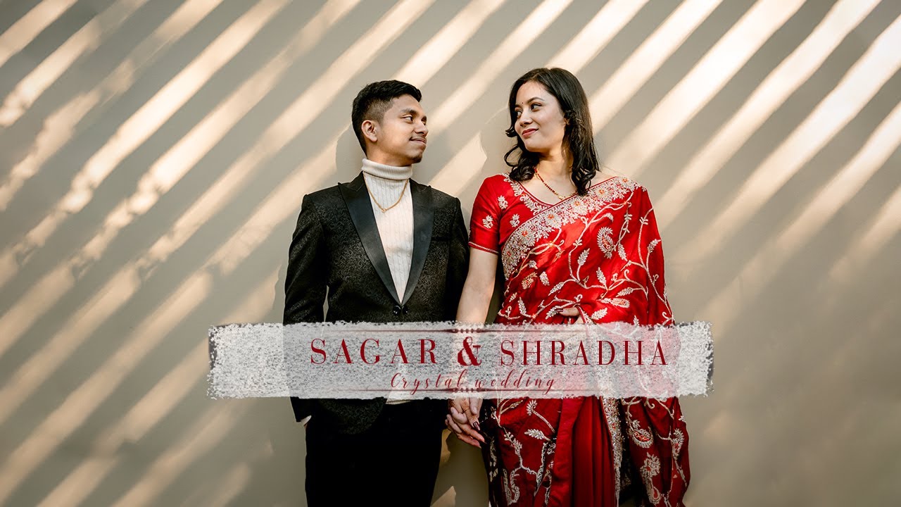 SAGAR & SHRADDHA || 4K CINEMATIC WEDDING HIGHLIGHT || CRYSTAL WEDDING ...