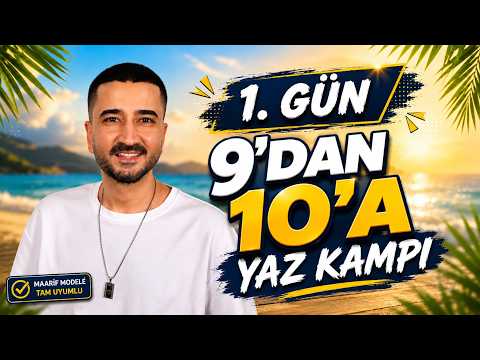9 DAN 10 A YAZ KAMPI 1.GÜN | TRİGONOMETRİK ORANLAR  I Yeni Maarif Modeli | Rehber Matematik