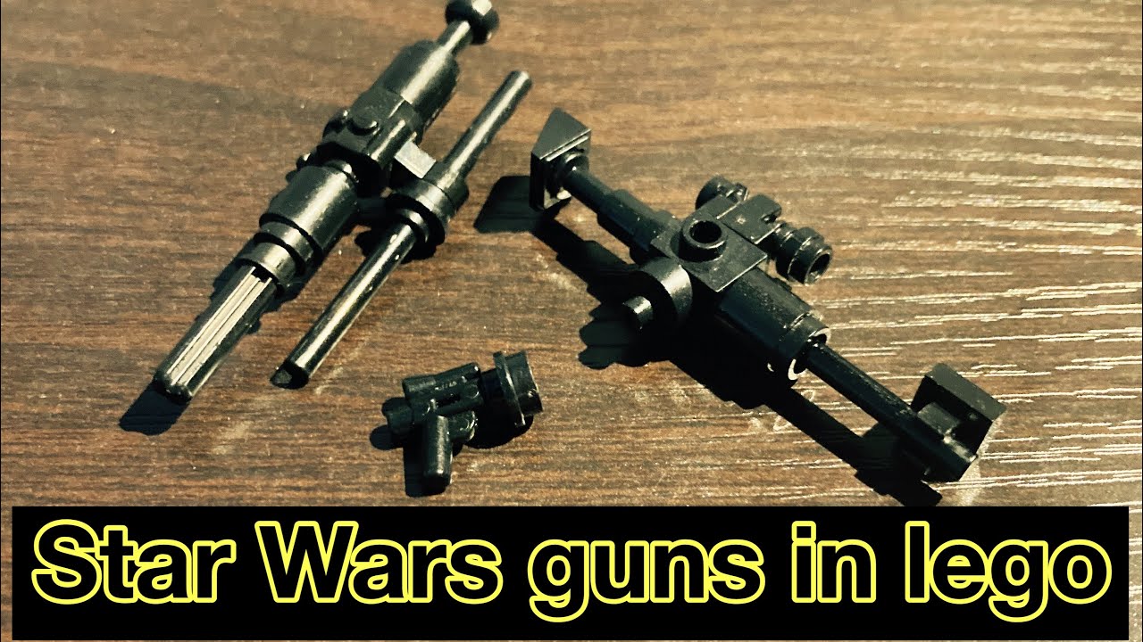 How to build Star Wars guns in lego - YouTube