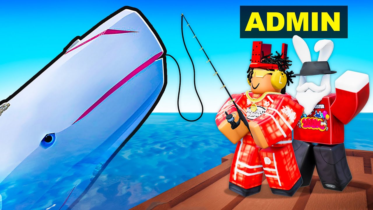 ADMIN Helped Me Get MOBY WHALE In Roblox Fisch - YouTube