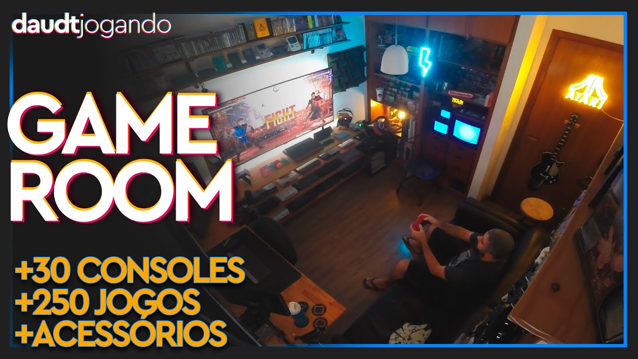 Game Room Tour | Mostrando detalhes da coleção de games e retro games ...