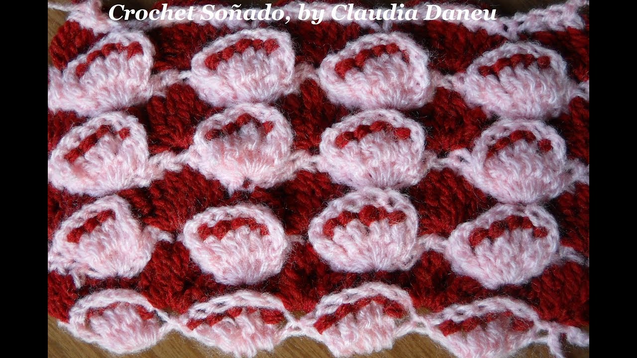 ""EYES & BROWS" CROCHET STITCH / "OJOS Y CEJAS" PUNTO CROCHET - YouTube
