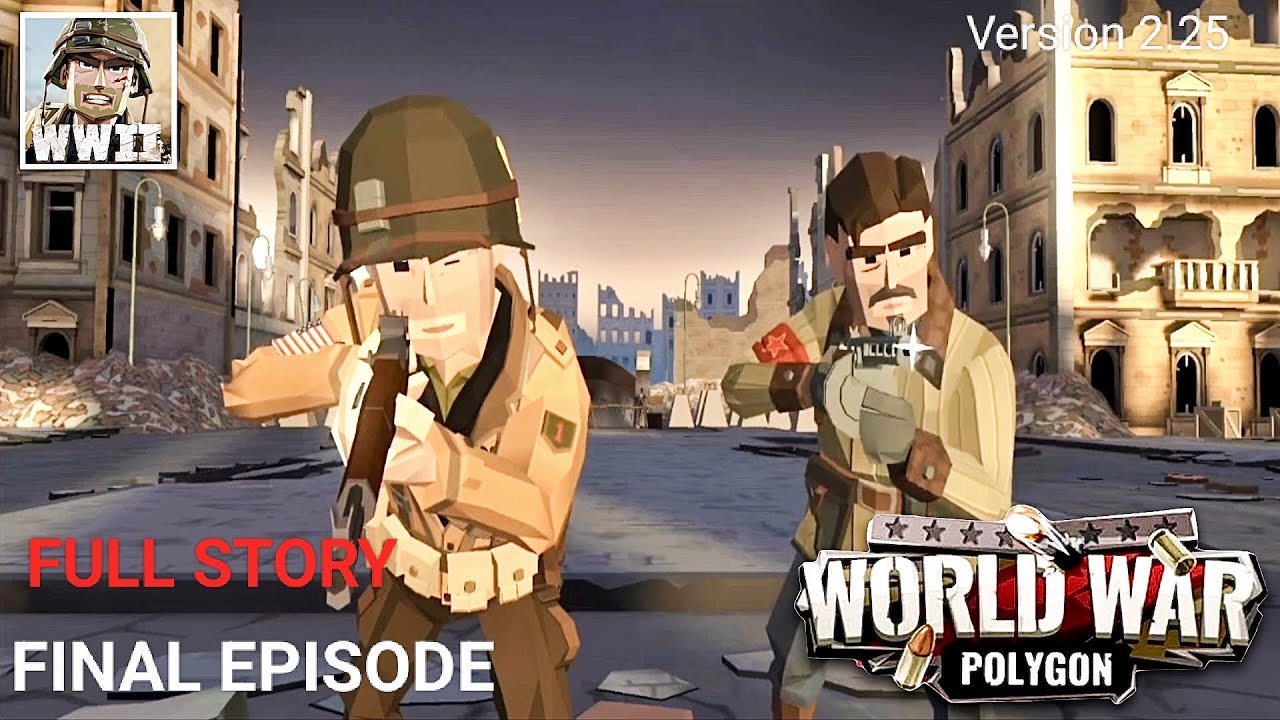 WORLD WAR POLYGON- WW2 SHOOTER GAMEPLAY WALKTHROUGH (iOS, Android ...