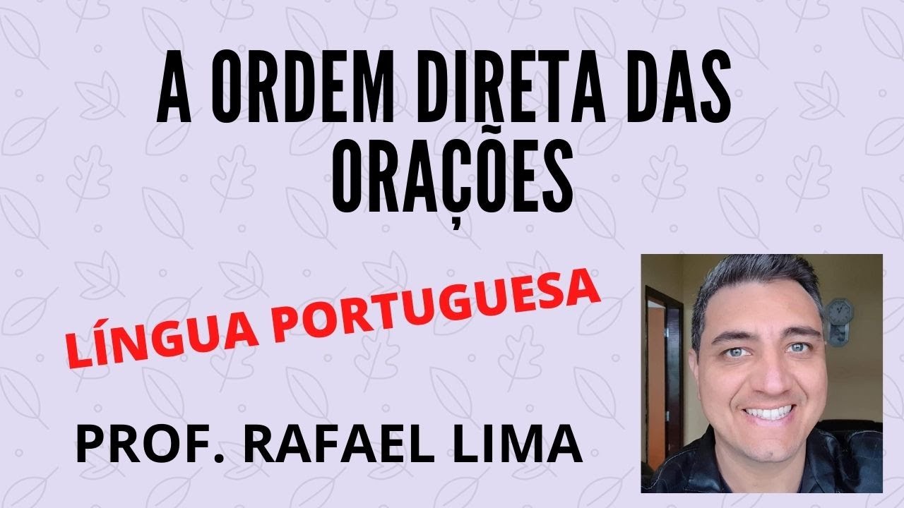 Ordem Direta Da Oração - LIBRAIN