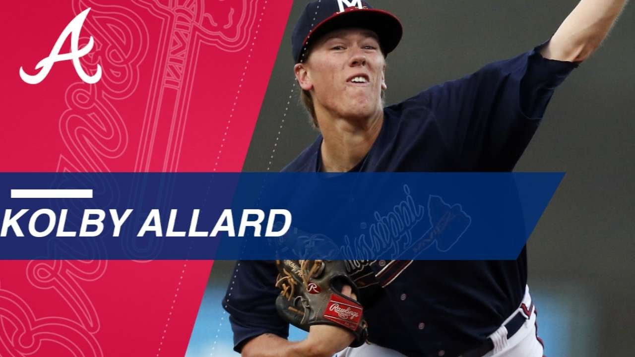 Top Prospects: Kolby Allard, LHP, Braves - YouTube