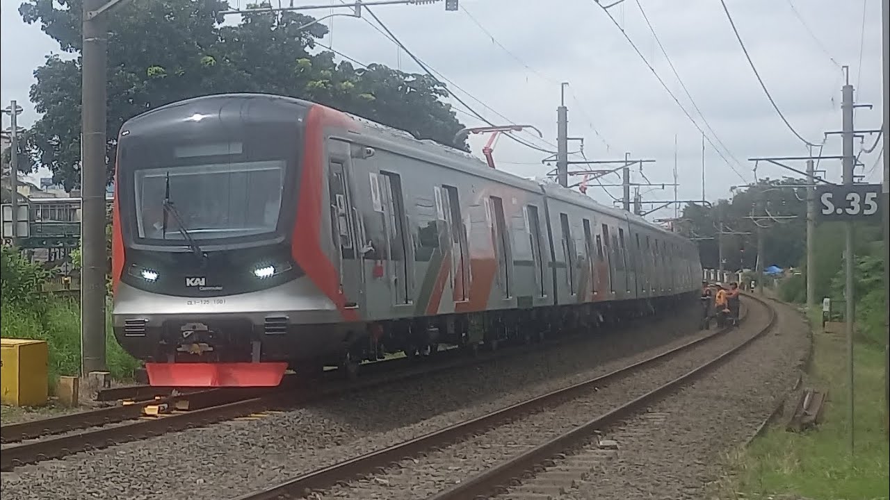 KLB UJI COBA KRL CRRC ts 1 CLI-125.1001-1012 - YouTube