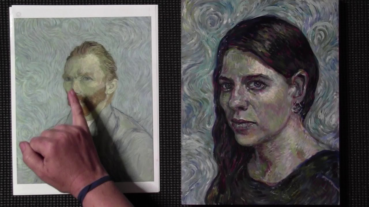 Van Gogh Style Self Portrait - YouTube