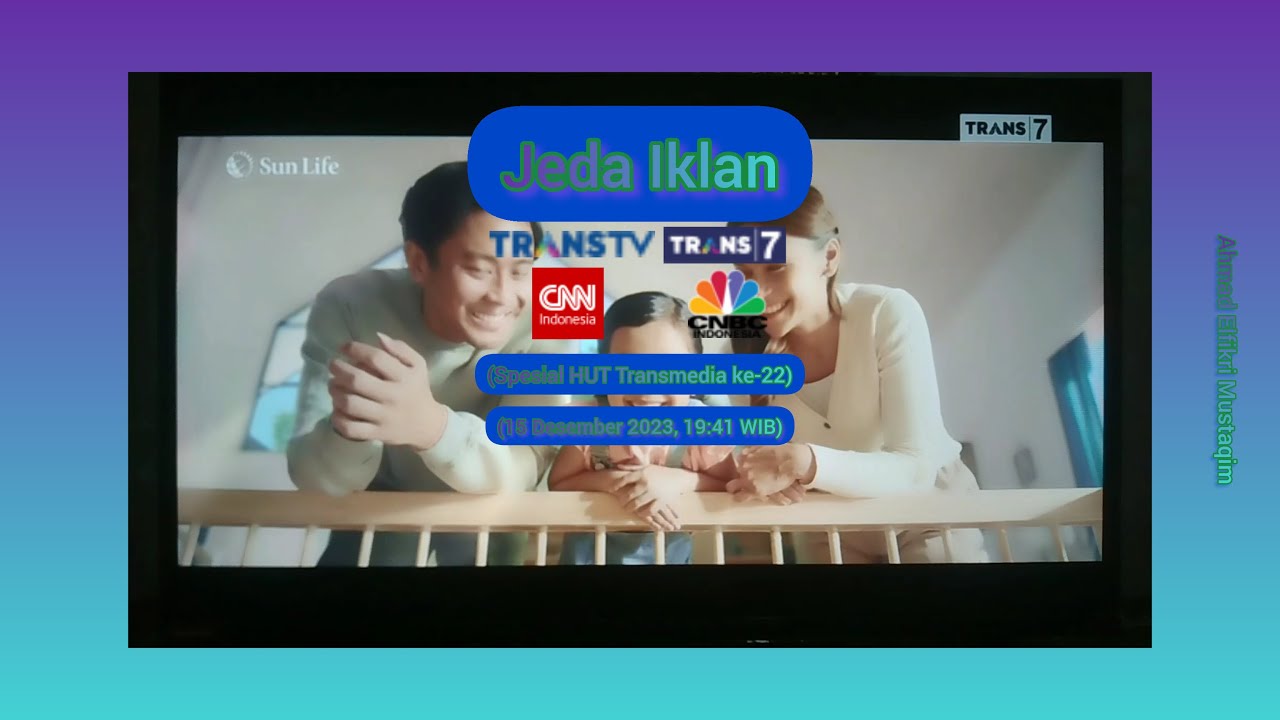 Jeda Iklan Trans TV/7/CNN ID/CNBC ID HD (Spesial HUT Transmedia ke-22 ...