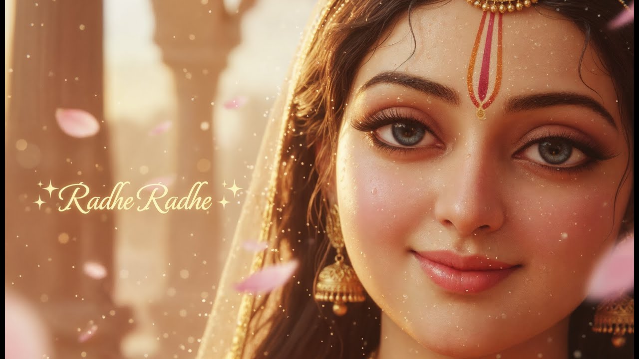 Radhe Radhe 🙏 meditation| Cinematic Chant Vibes | Krishna Bhakti - YouTube