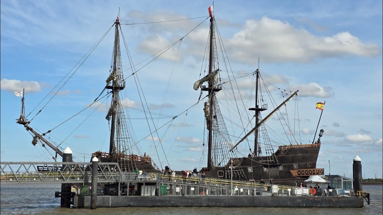 Galeon Andalucia a Spanish 17thC replica ship in Gravesend, Kent ...