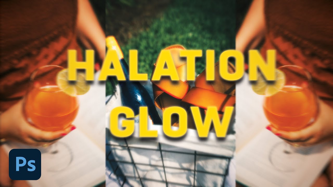 How to add GLOW & HALATION - Adobe Photoshop Tutorial (4K) - YouTube
