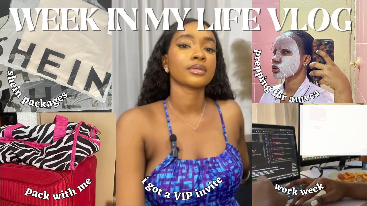 WEEKLY VLOG: Prep with me, I got a VIP invite from MTN, SHEIN packages ...