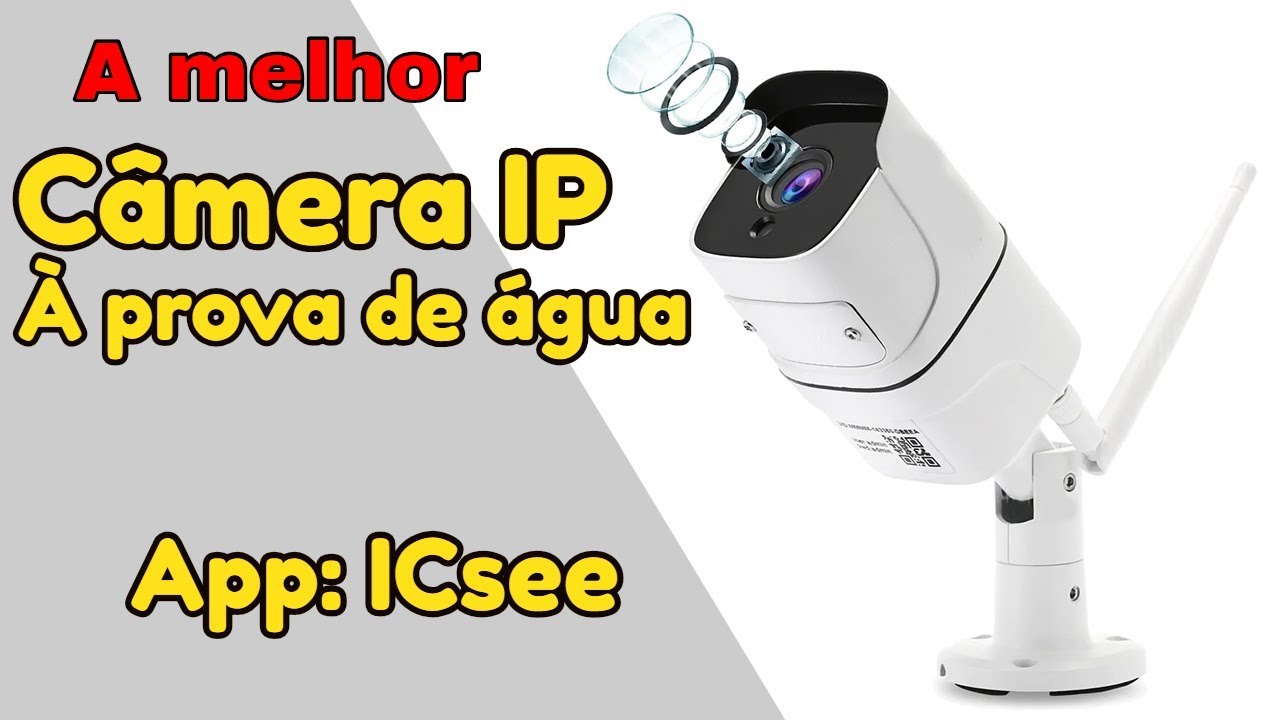 Câmera IP Externa à Prova de àgua Wifi Celular app ICsee - Tio Chico ...