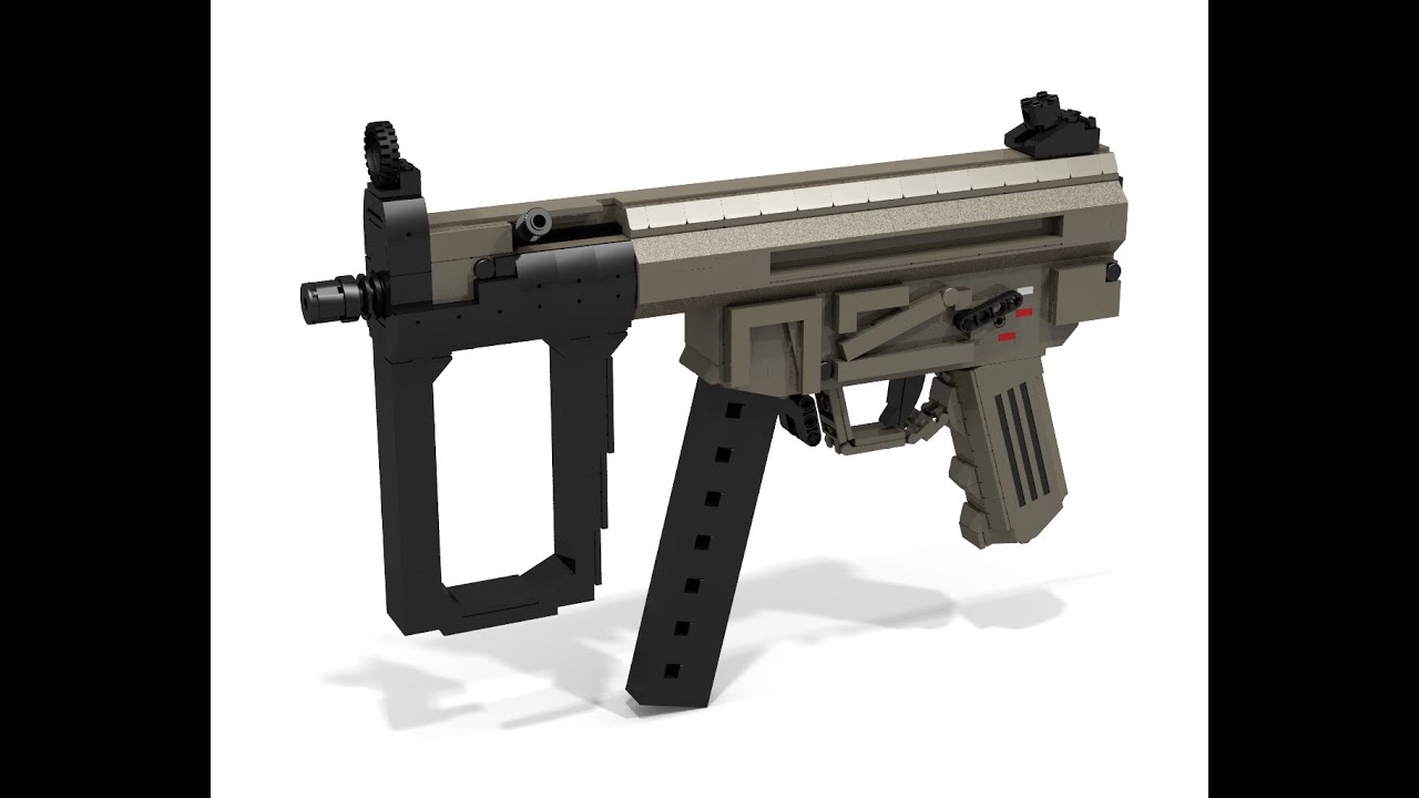 Custom Lego Gun MOC: MP5-K Prototype Model - YouTube