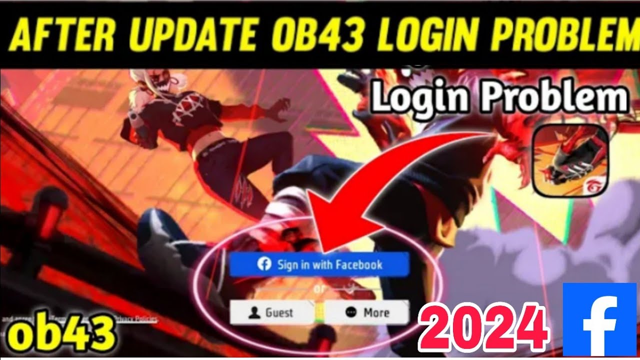 free fire facebook login problem ob43 update | ff max facebook login ...