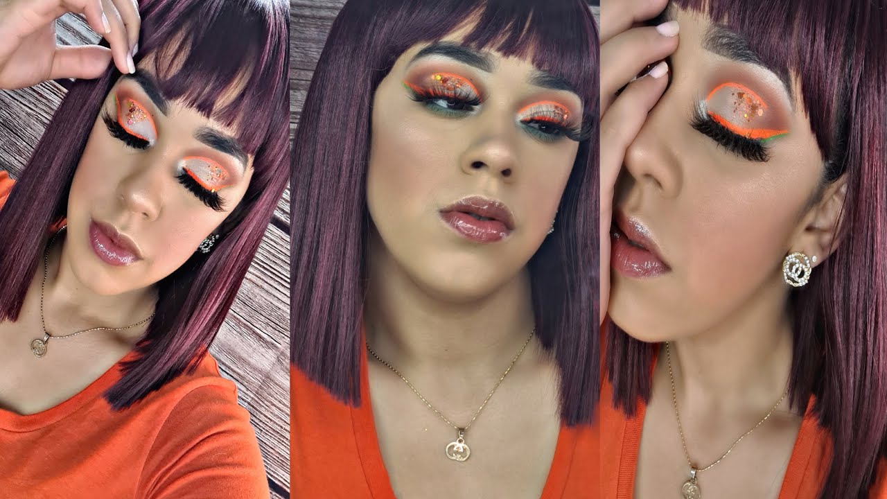 MAQUILLAJE NARANJA 🍊 - YouTube
