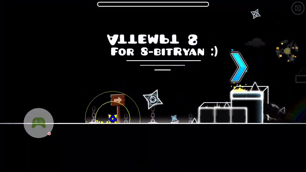 Geometry dash 8-bit ryan layout - YouTube