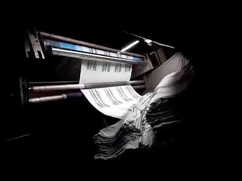 Sanforising machine for shrinkage control - YouTube