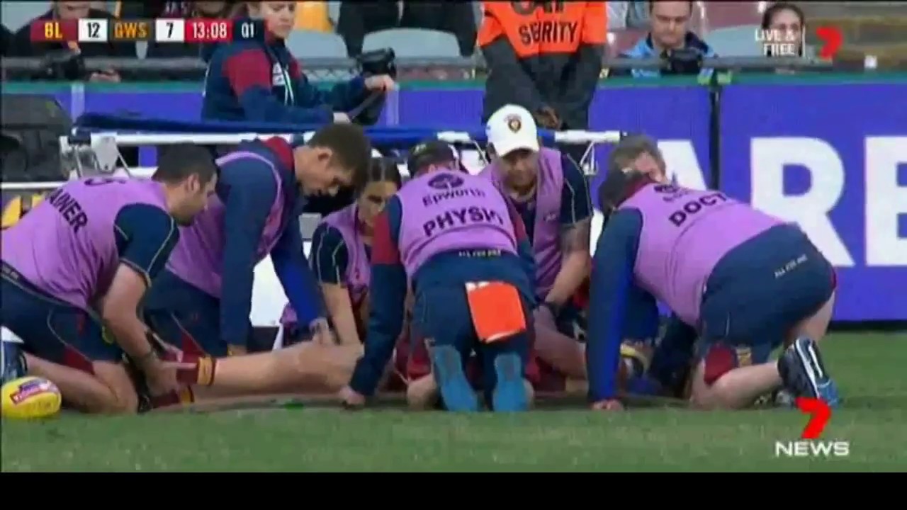 AFL Player KO out for 1 Month - YouTube