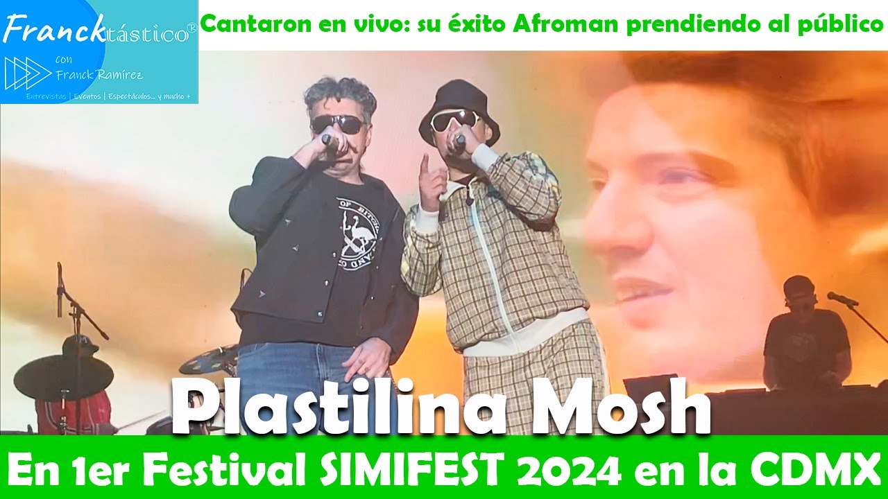 PLASTILINA MOSH AFROMAN EN VIVO CONCIERTO LA CANCION D AQUAMOSH N 1ER ...