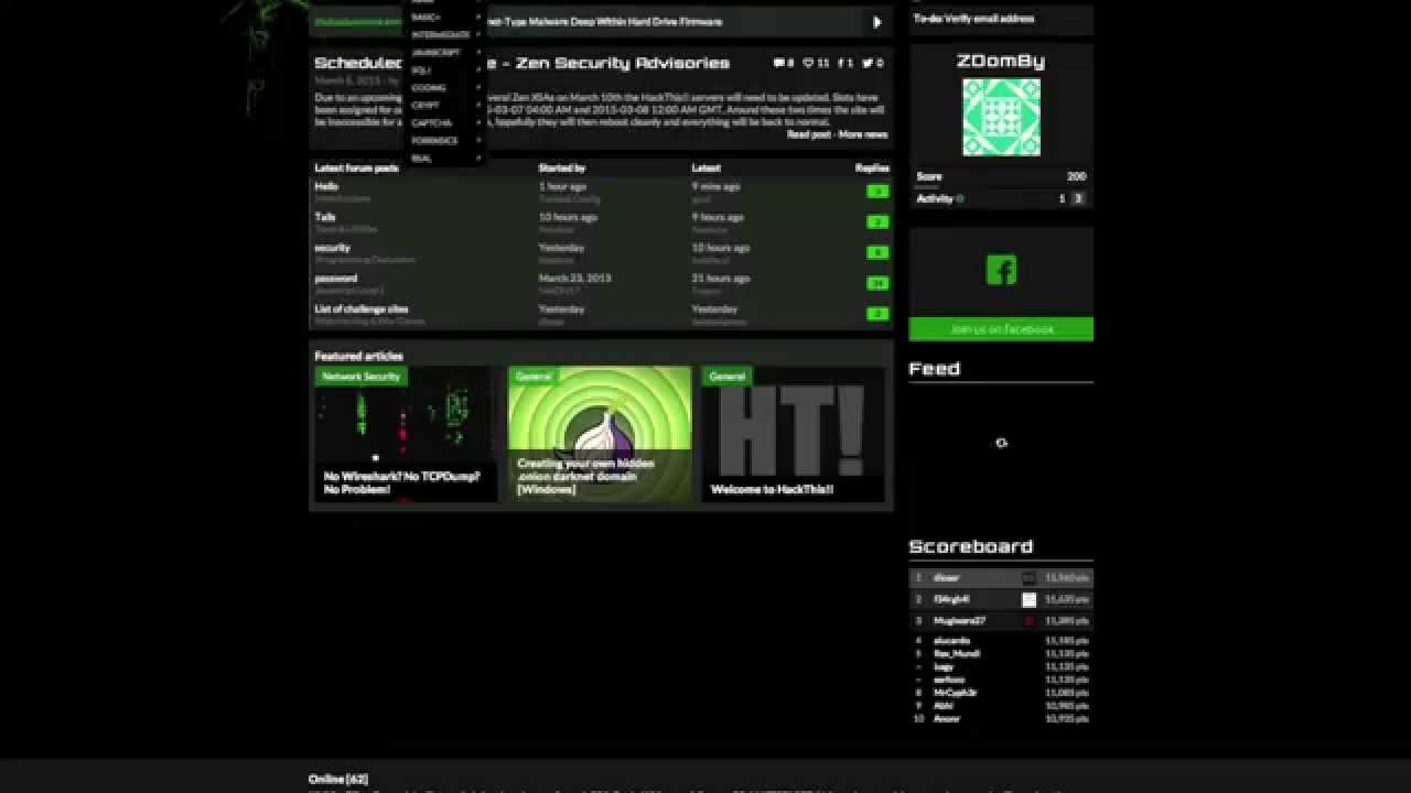 Comment hacker // Part #1 - YouTube