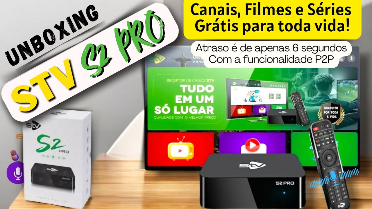 🔴 Unboxing Receptor STV S2 PRO: uma nova opção de streaming - YouTube
