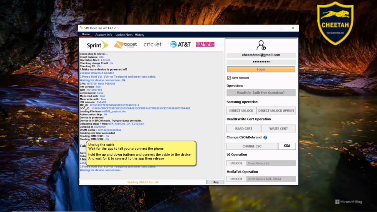 How to unlock MTK APP LOCK IN BROM MODE - YouTube