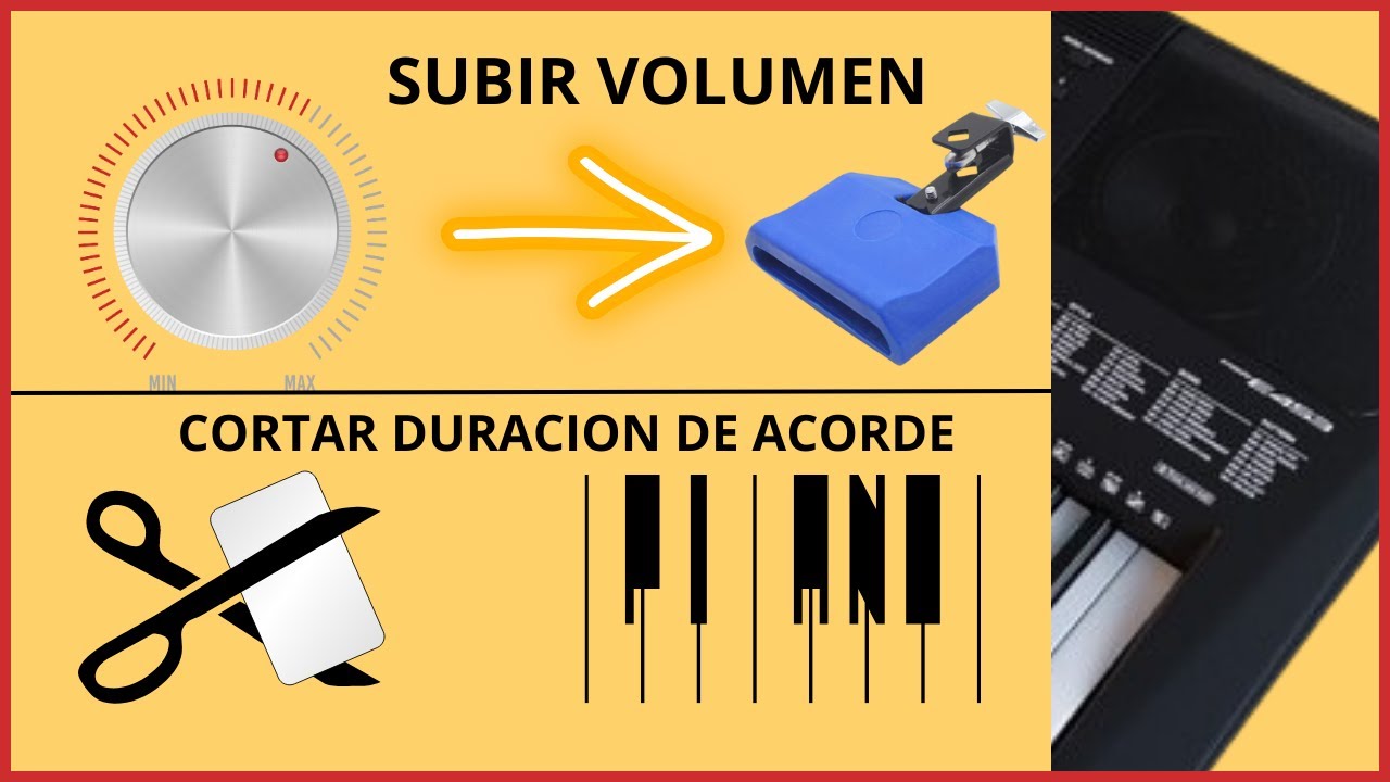 CORRECCIÒN DE WOODBLOCK Y ACORDE LARGO PARA YAMAHA E453 - YouTube