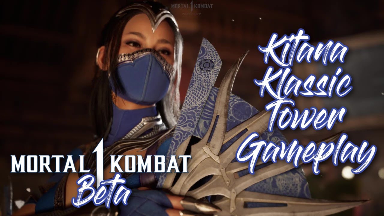 Mortal Kombat 1 Beta: Kitana Klassic Tower Gameplay - YouTube