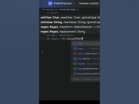 Replace the digit to character using RegEx | #shorts #beginners #kotlin - YouTube