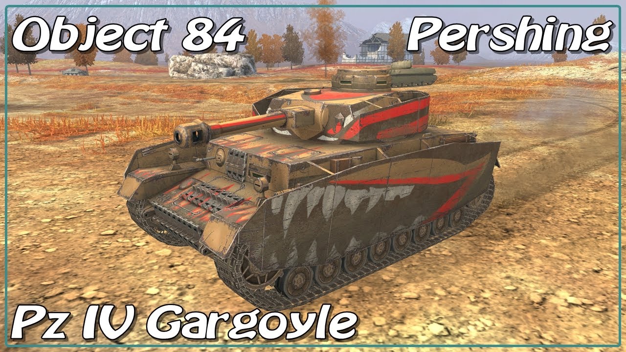 Pershing • Pz IV Gargoyle • Object 84 • WoT Blitz *SR - YouTube