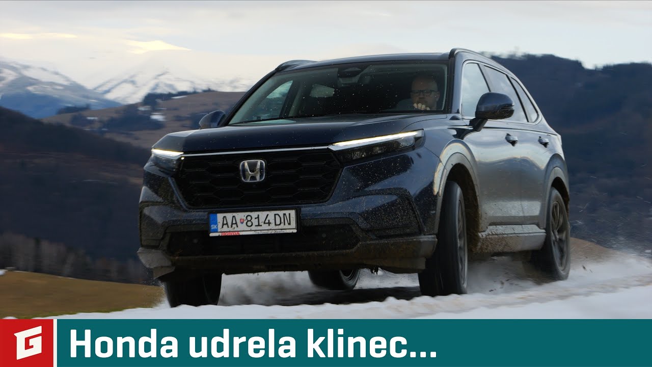 Honda CR-V 2024 e:HEV full hybrid - 4x4 - TEST - GARÁŽ.TV - Rasťo ...