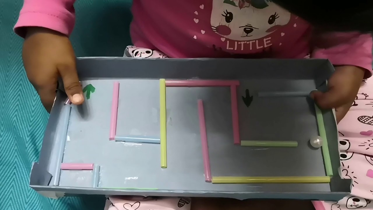 #Oralmotorskills #indoorplay | A DIY Drinking Straw Maze for Children ...